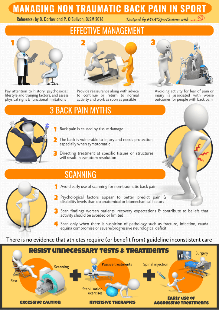 Managing Non Traumatic Back Pain in Sport: Unnecessary Tests ...